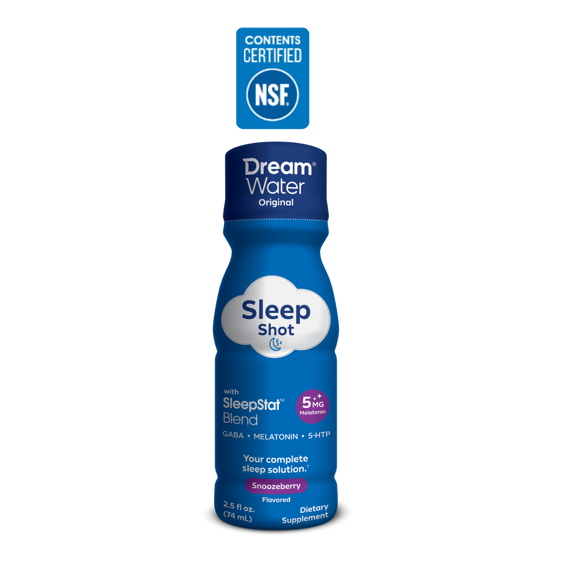 Dream Water Sleep Aid Shot - Snoozeberry Flavor - 12 pack – Dream Water USA