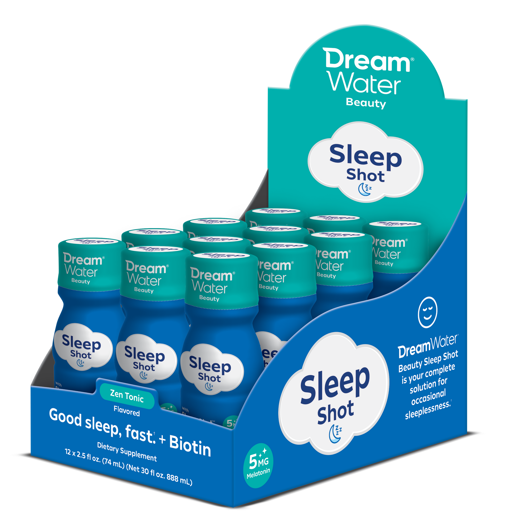 Dream Water Sleep Aid Liquid Shot - Beauty - 12 pack – Dream Water USA