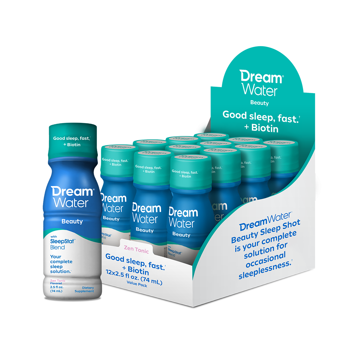Dream Water Sleep Aid Liquid Shot - Beauty - 12 pack – Dream Water USA