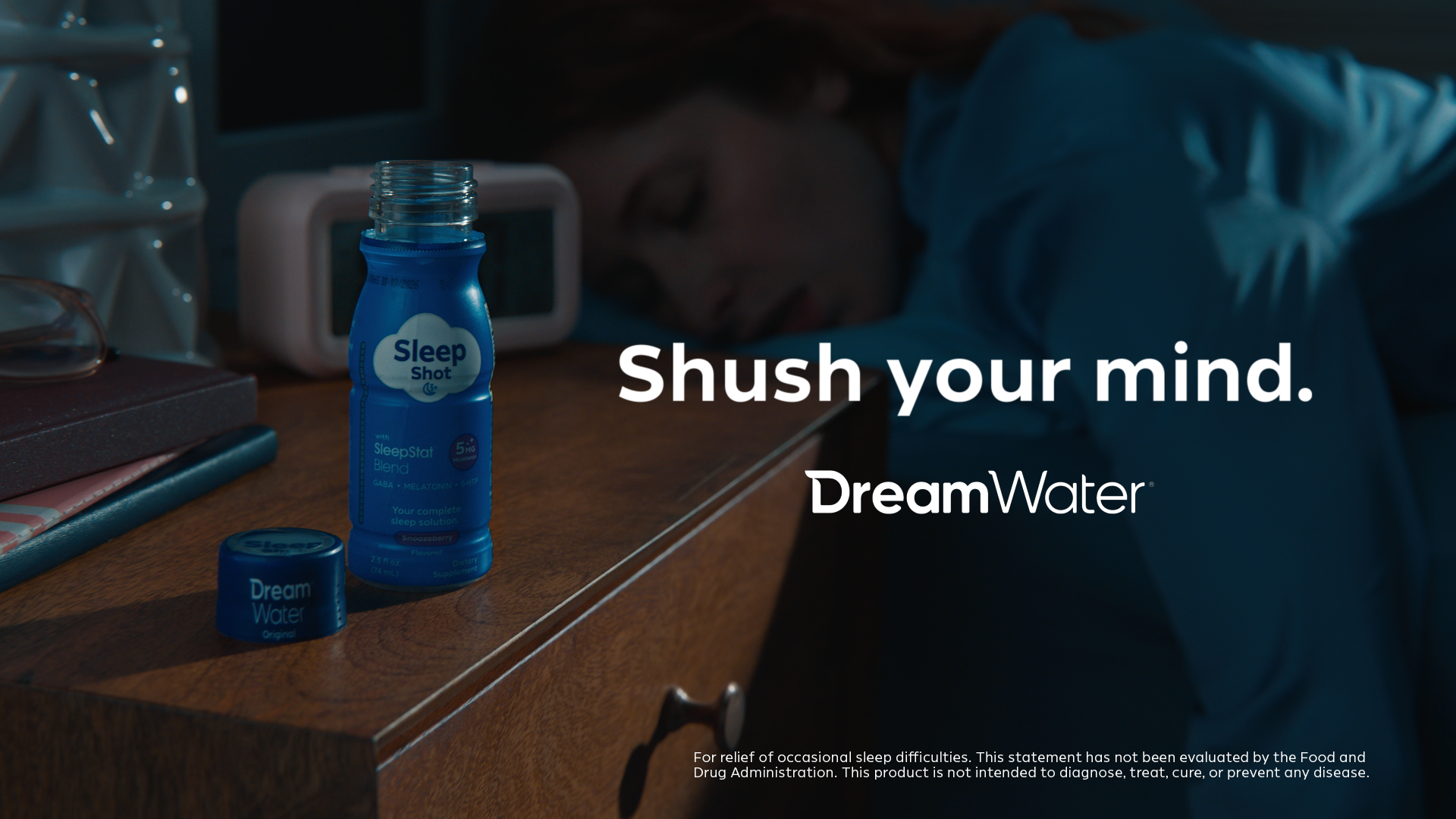 Dream Water Sleep Aid Shot - Snoozeberry Flavor - 12 pack – Dream Water USA