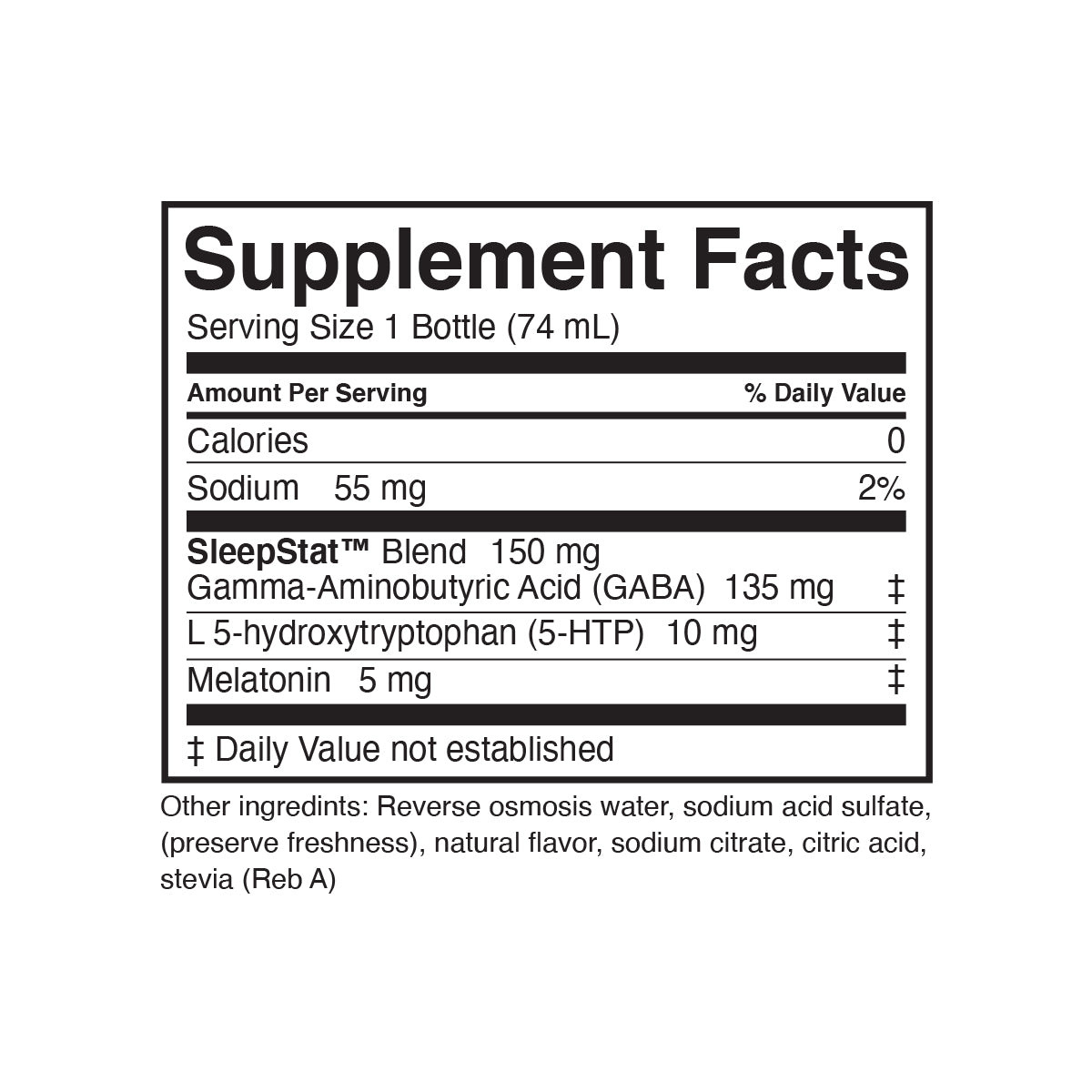 Dream Water Sleep Aid Shot - Snoozeberry Flavor - 12 pack – Dream Water USA